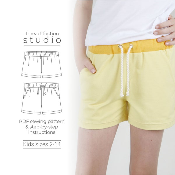 Girls Shorts Pattern - Etsy