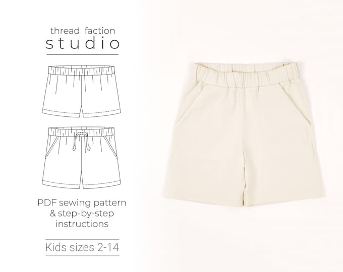Youth Track Shorts - PDF Sewing Pattern - Etsy Canada