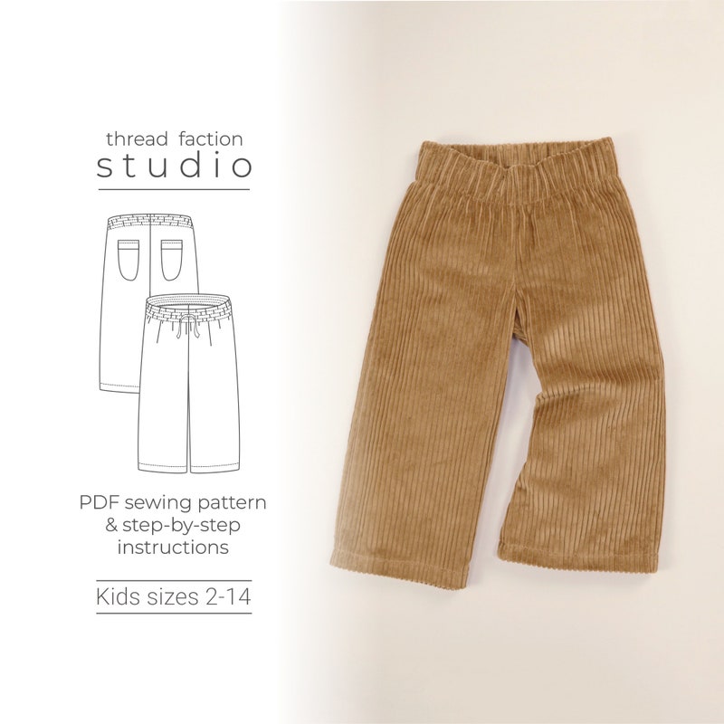 Girls Pants Pattern - Etsy