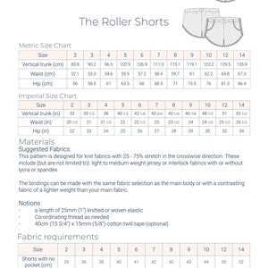 Jersey Shorts PDF Sewing Pattern - Etsy