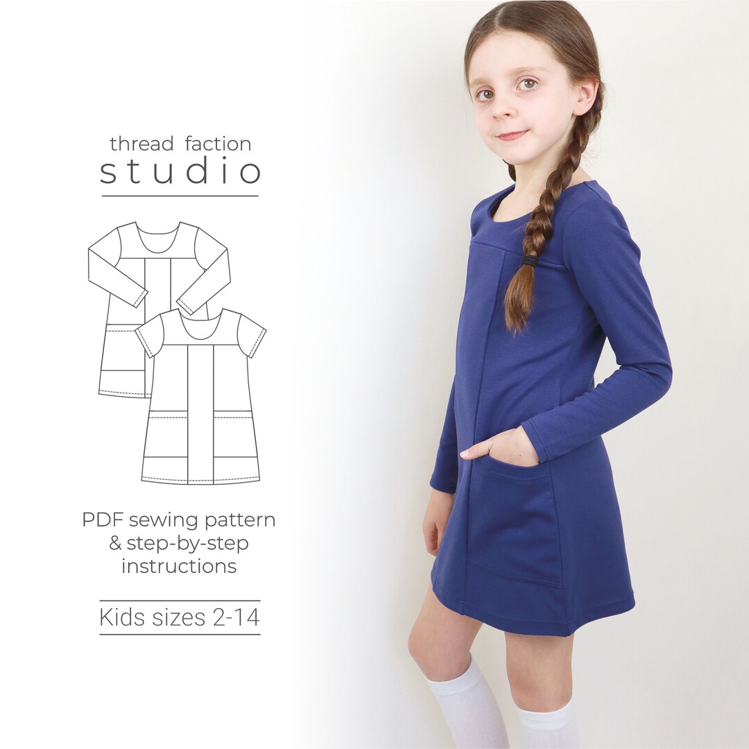 Mary Mod Dress PDF Sewing Pattern - Etsy