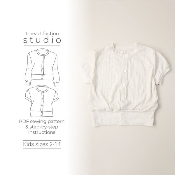 Cardigan Sewing Pattern - Etsy