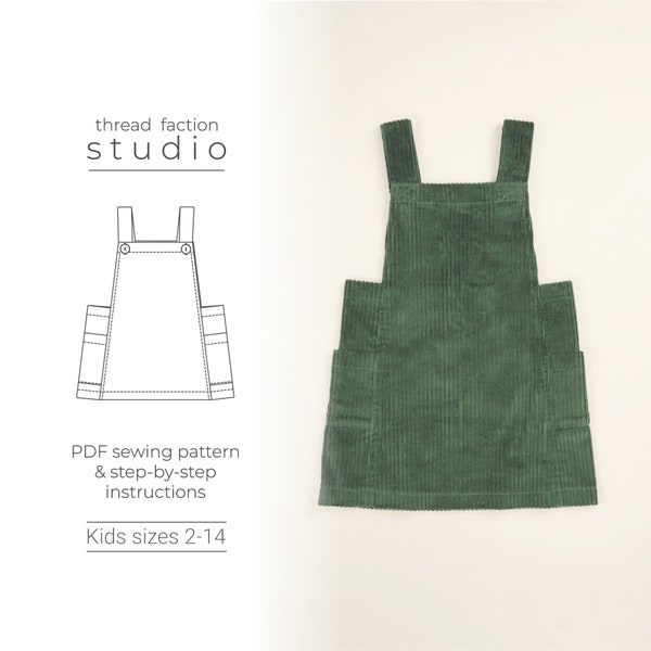 Pinafore Pattern - Etsy