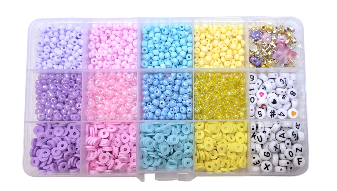 Complete Pastel Friendship Bracelet Kit for Eras - Etsy