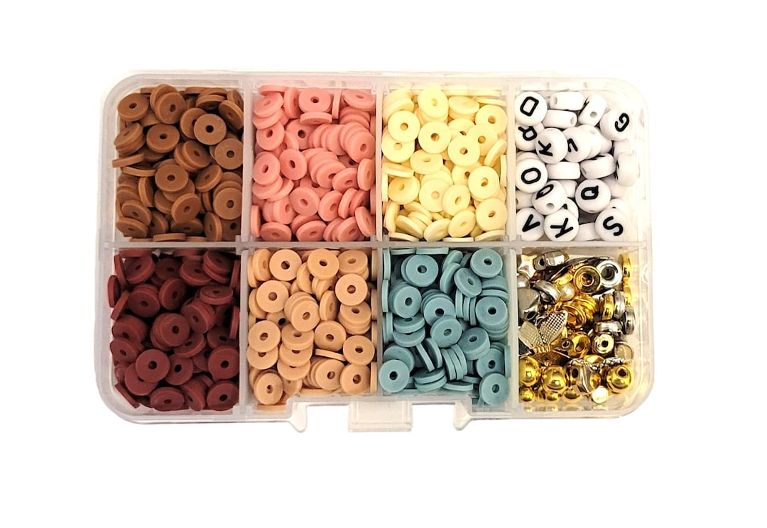 Complete Mini Friendship Bracelet Kit With Clay Heishi Beads - Etsy
