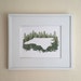 North Carolina State Print Pine // State Map Silhouette - Etsy