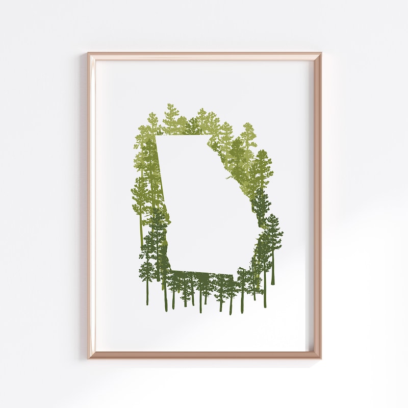 Georgia State Tree - Etsy
