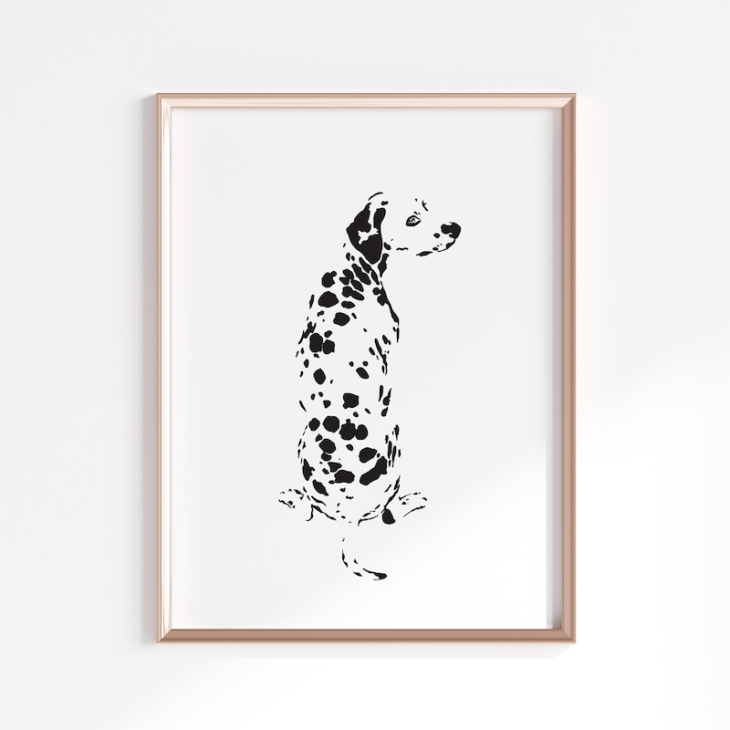 Dalmatian Print - Etsy