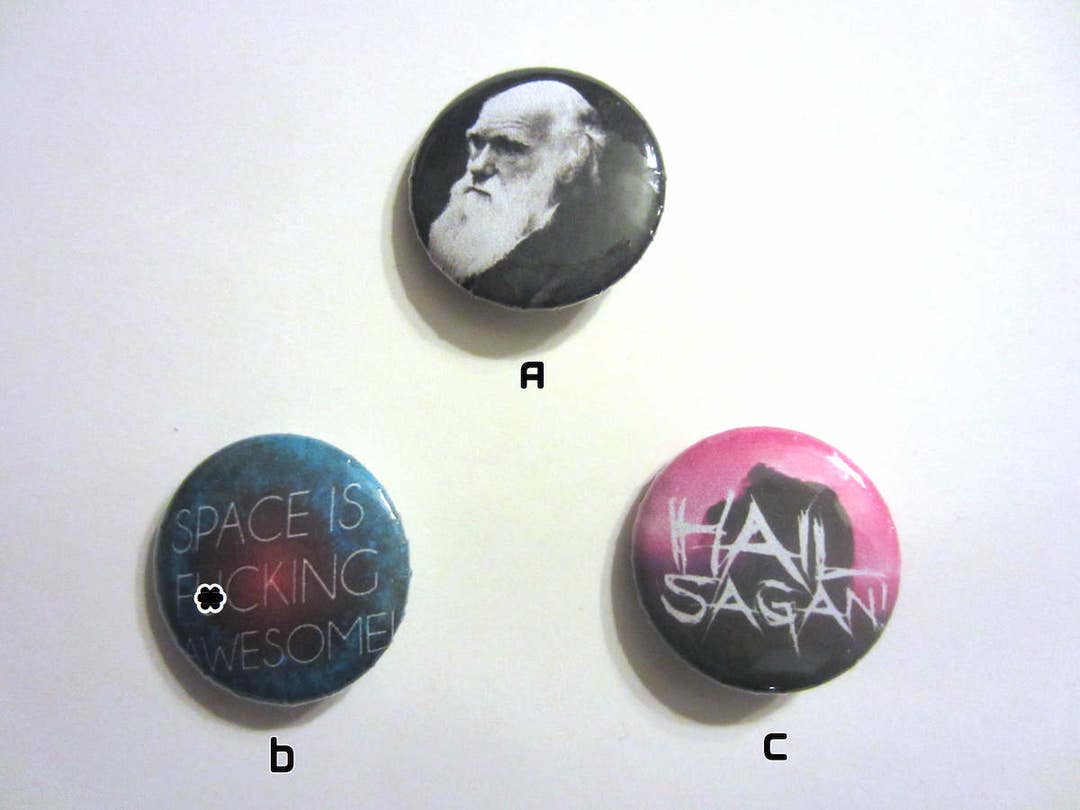 Science and Scientists 1" Pinback Buttons - 3 Designs! - Etsy