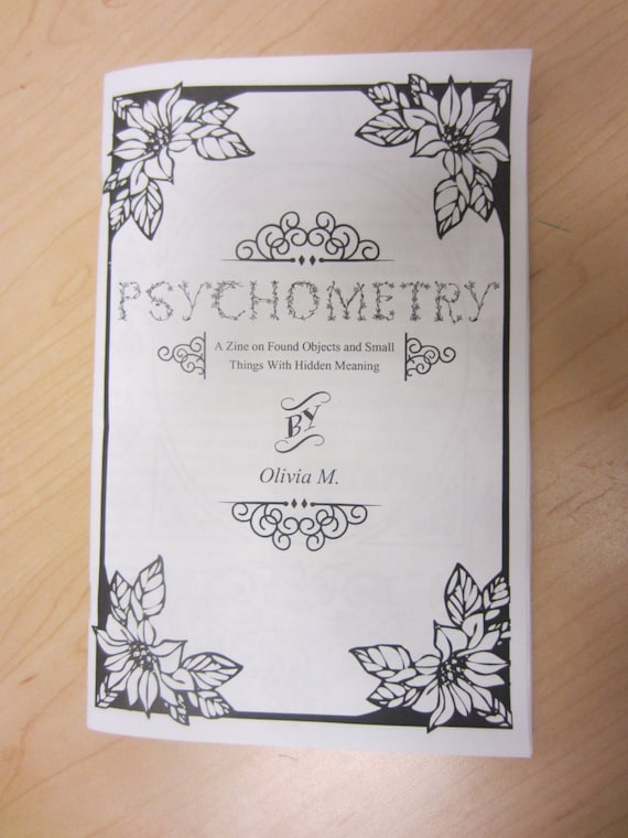Psychometry: A Zine on Found Objects and Small Things With - Etsy
