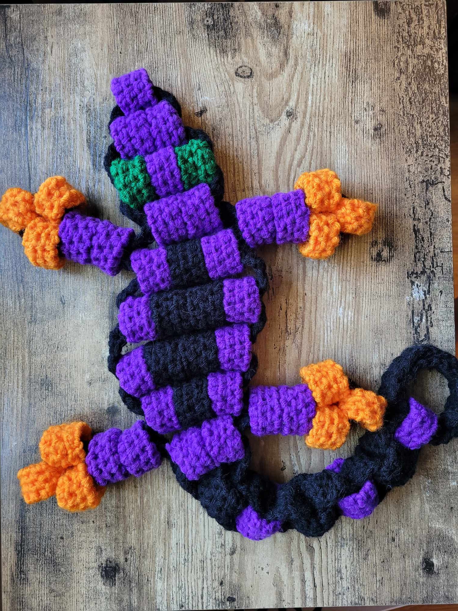 Custom Crochet Beaded Lizard 90's Beaded Lizard - Etsy