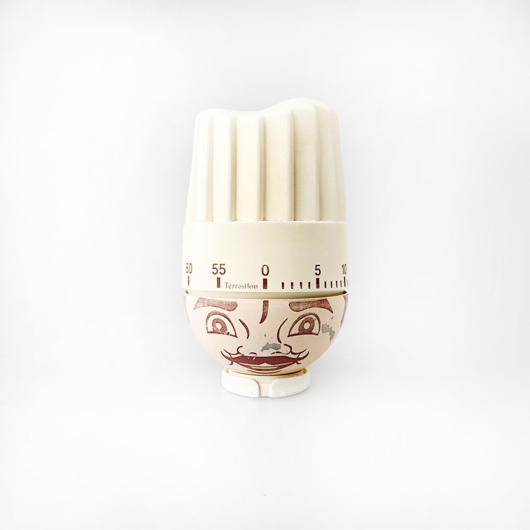 Terrillon Cook Head Timer, 1980's - Etsy