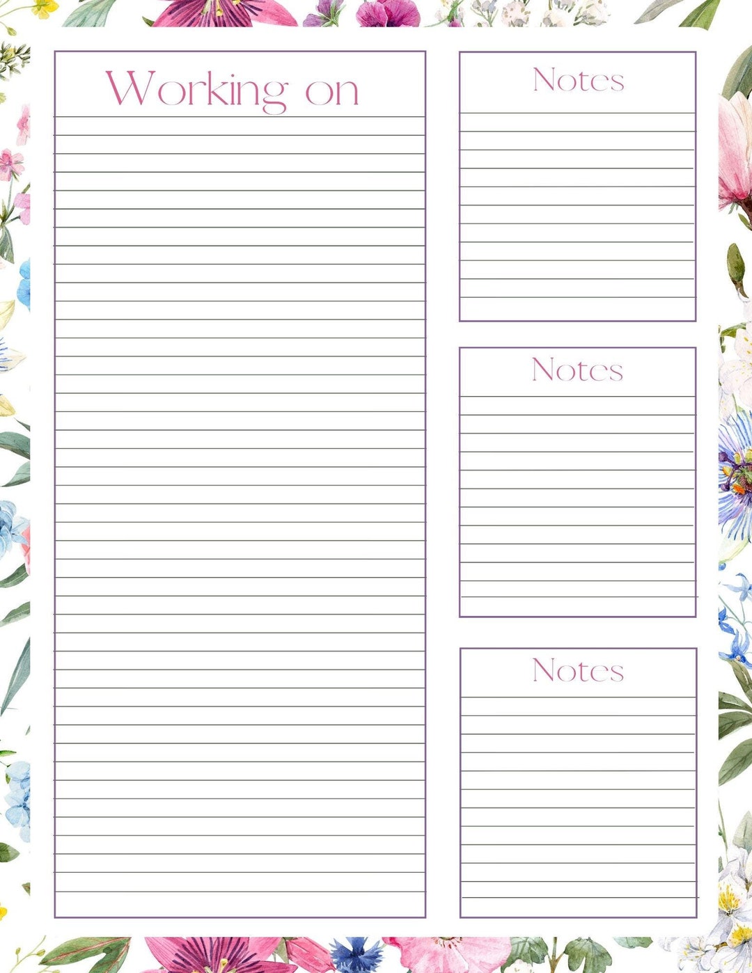 Stylish Minimalist Daily Planner - Stay Organized & Productive - Etsy
