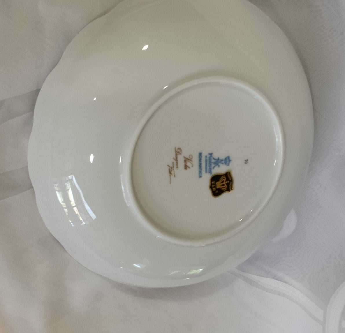 Kaiser Salad Plate Romantica Viola Scalloped Designed Futterer - Etsy