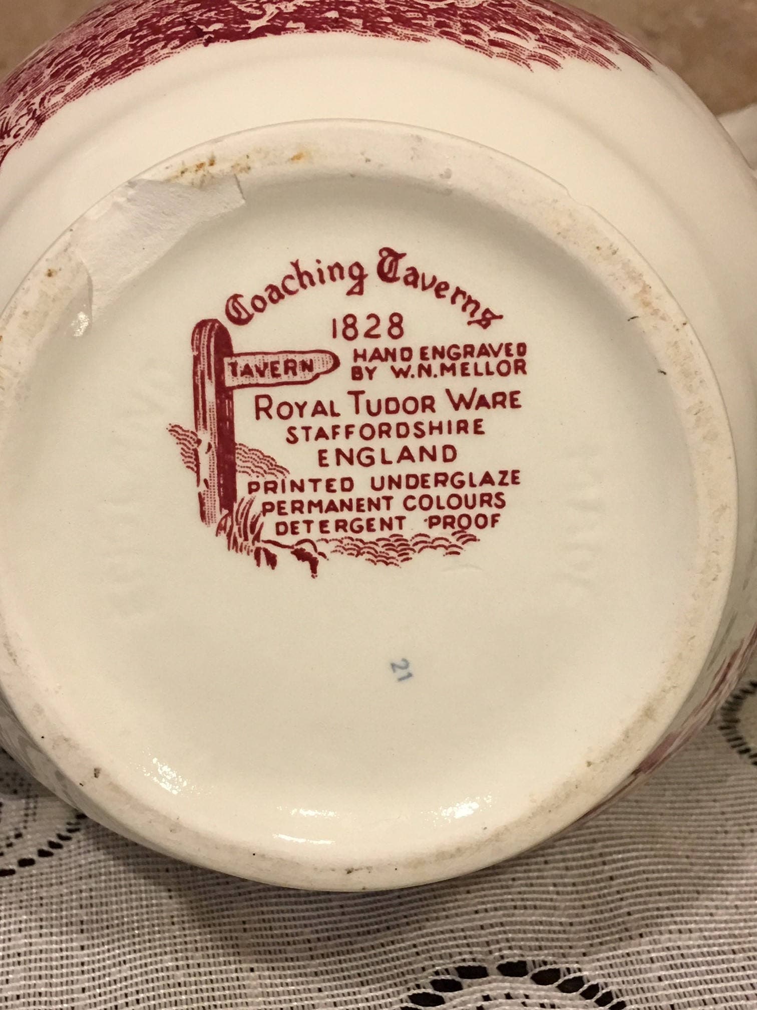 Coaching Taverns 1828 Royal Tudor Ware Coffee Pot - Etsy Canada