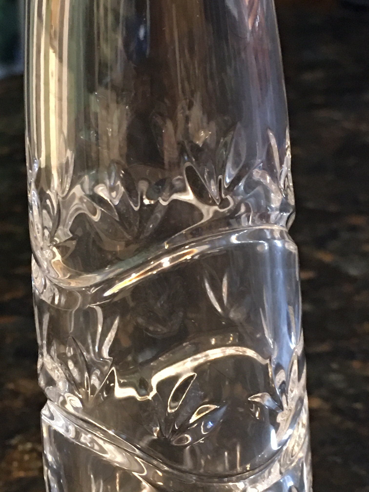 Thomas WEBB Crystal Glass Bud Vase 6 Inches Cut With Swirls and Fleur ...