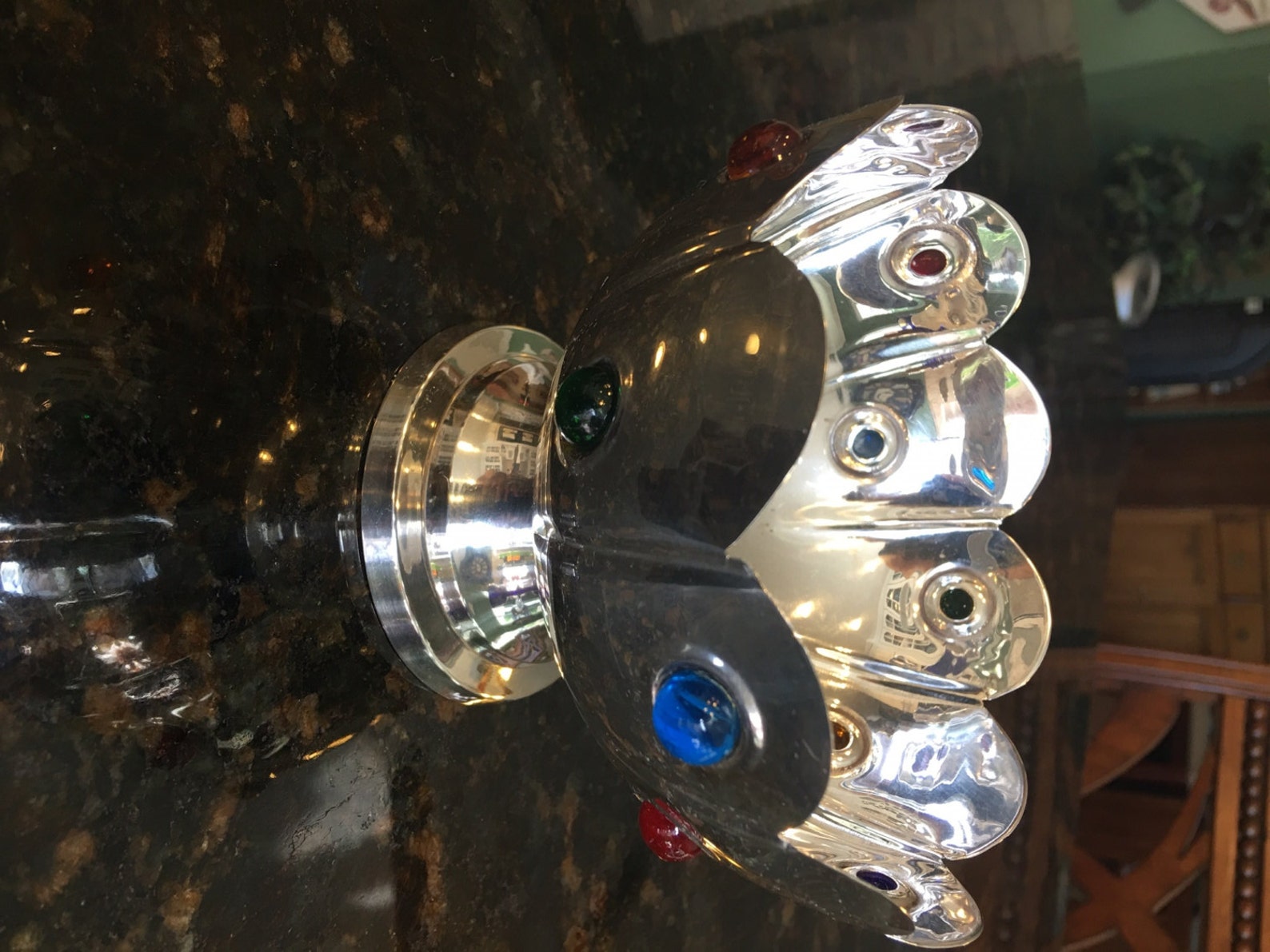 Jewel Encrusted International Silver Co india Scalloped - Etsy