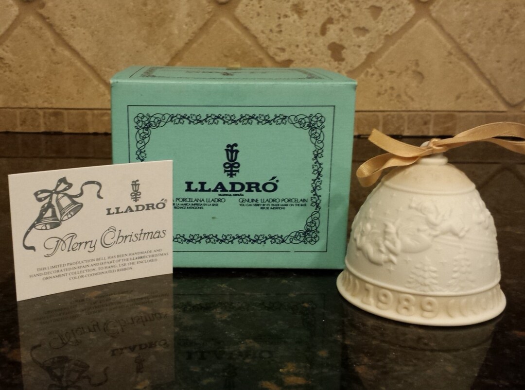 LLADRO 3rd Annual Christmas Bell Ornament #5.616 ~ 1989~ MIB - Etsy