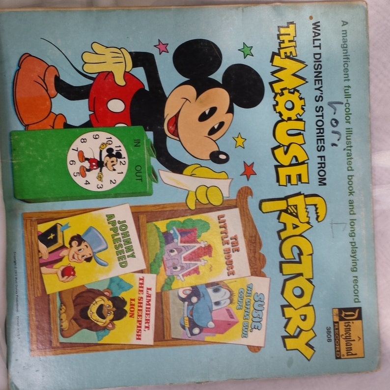 The MOUSE FACTORY Disneyland LP Record 3808 - Etsy