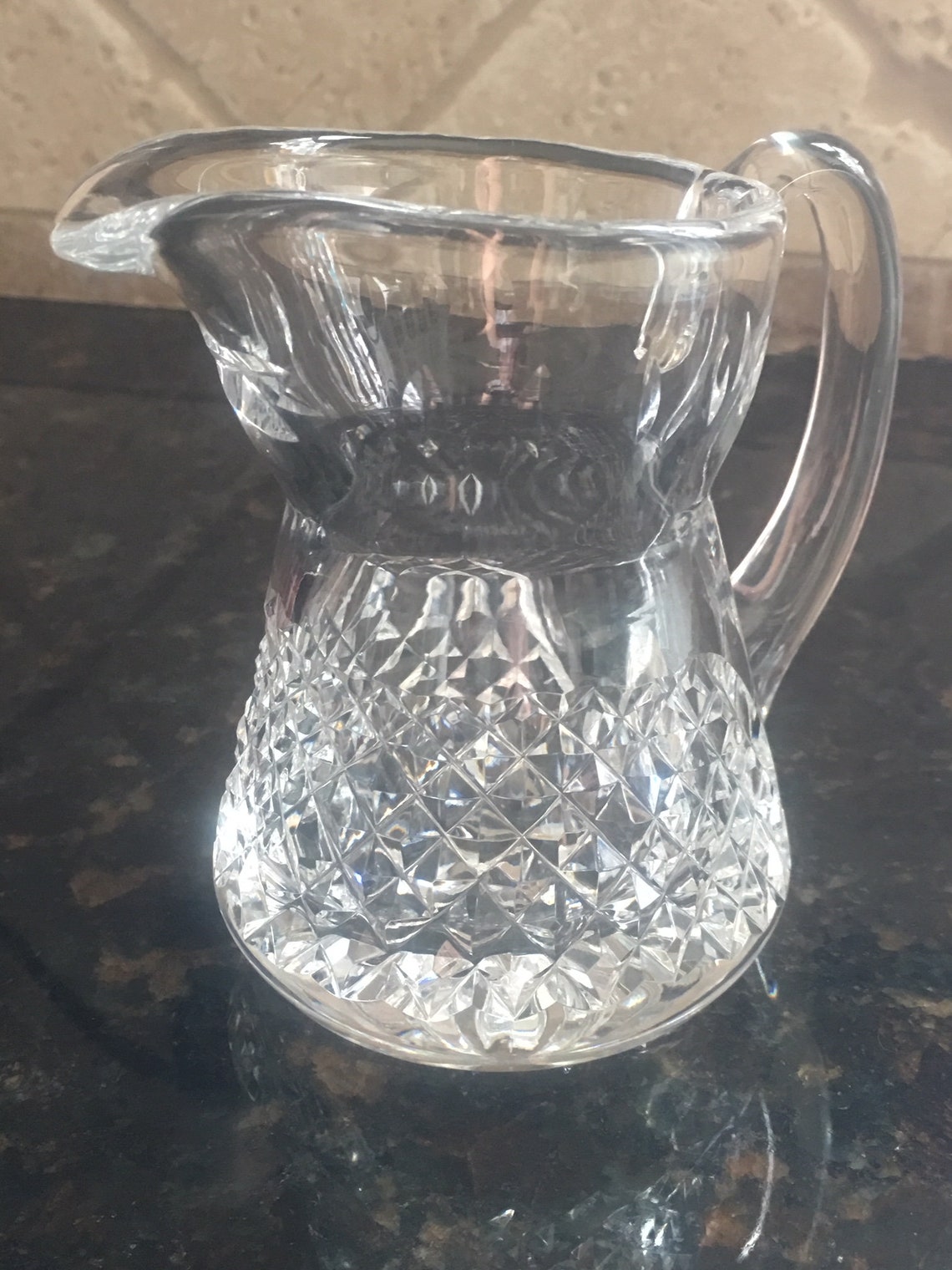 Waterford Crystal Small 4 Inch Pitcher - Etsy