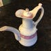 Vintage Coffee Server White Porcelain With Pink and Gold Decor - Etsy