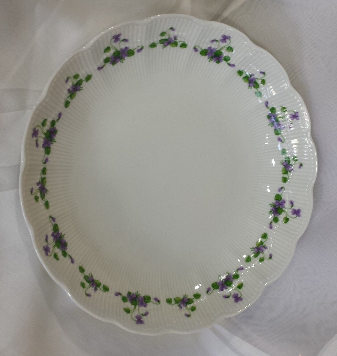 Kaiser Salad Plate Romantica Viola Scalloped Designed Futterer - Etsy