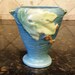 Beautiful ROSEVILLE BUSHBERRY Pottery Blue Vase #28-4 (from 1941 ...