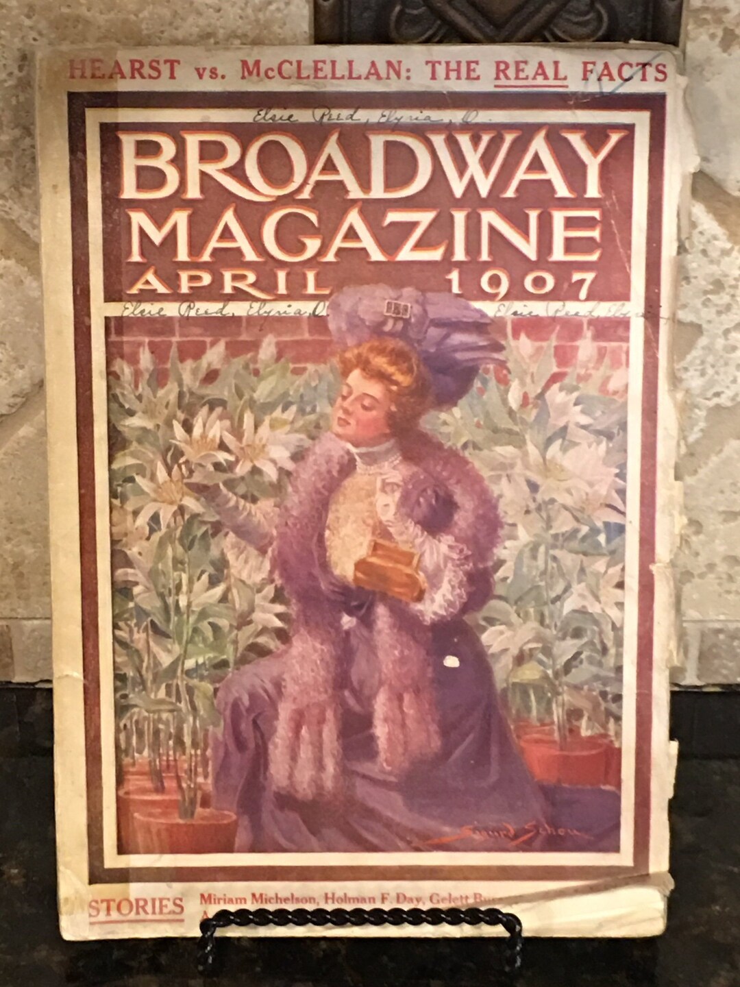 RARE! BROADWAY Magazine ~ April 1907 (vol. XVIII)!! Hearst, Mcclellan ...