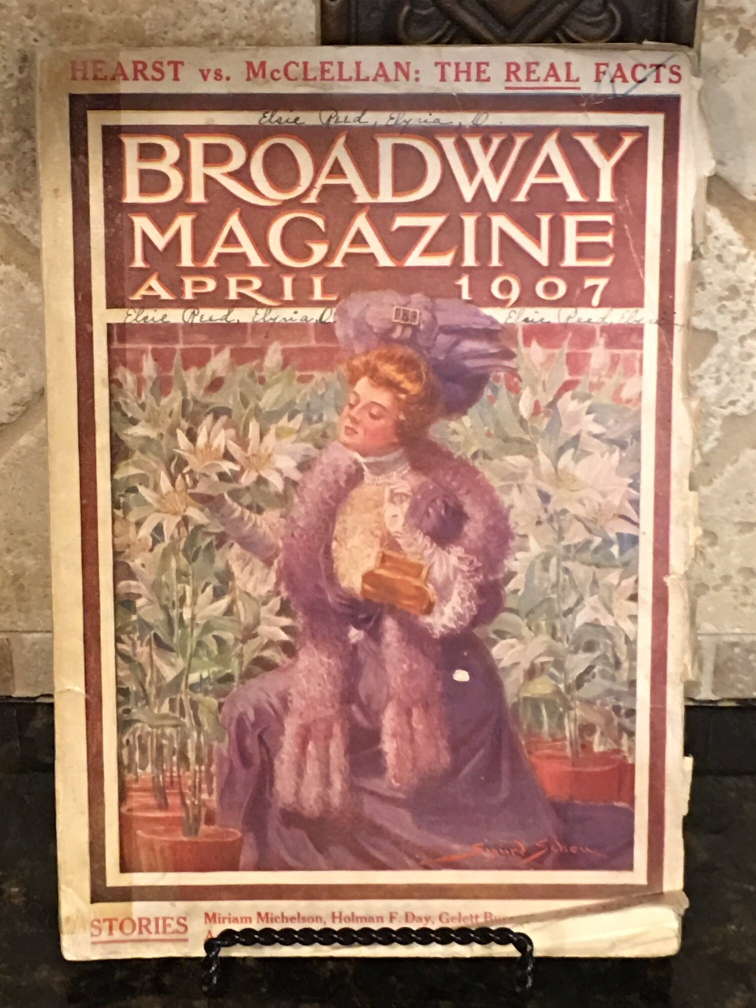 RARE BROADWAY Magazine April 1907 vol. XVIII Hearst, Mcclellan ...