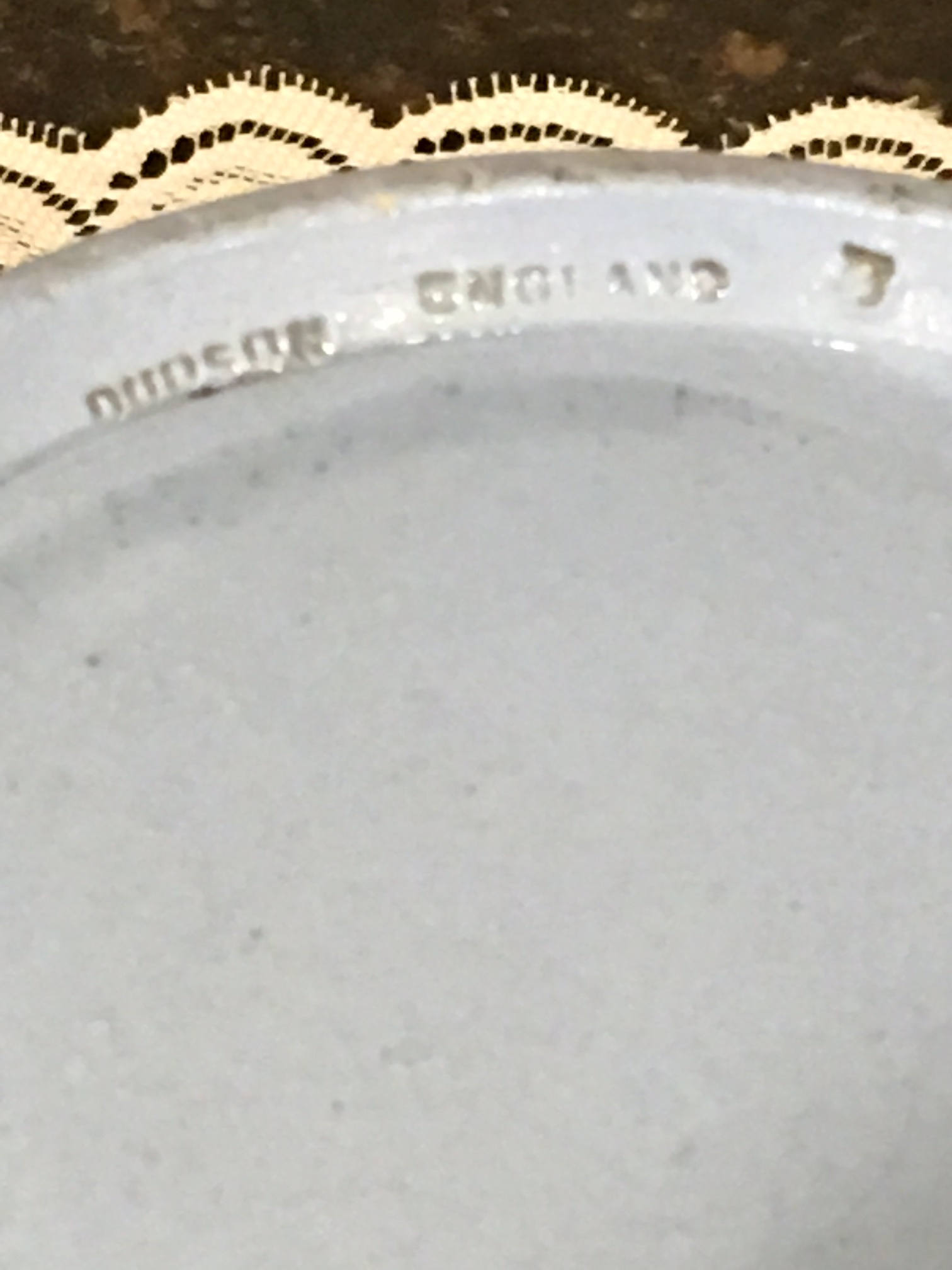 Gorgeous Antique Blue Dudson Bros Coffee Pot (hanley Glazed White on ...