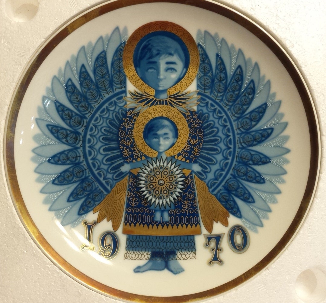 First Edition 1970 Santa Clara Porcelain Choir Collectors Plate Made in ...