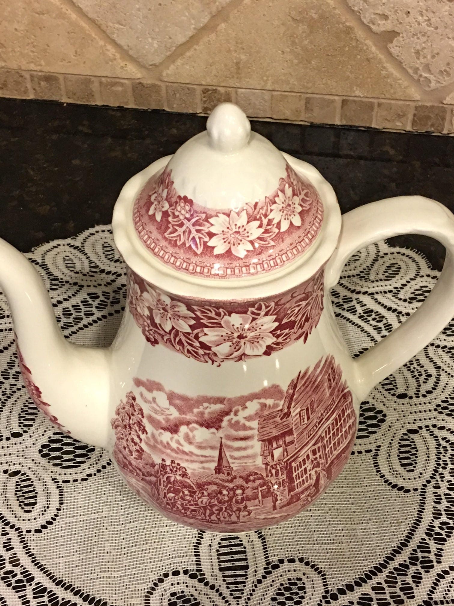 Coaching Taverns 1828 Royal Tudor Ware Coffee Pot - Etsy Canada