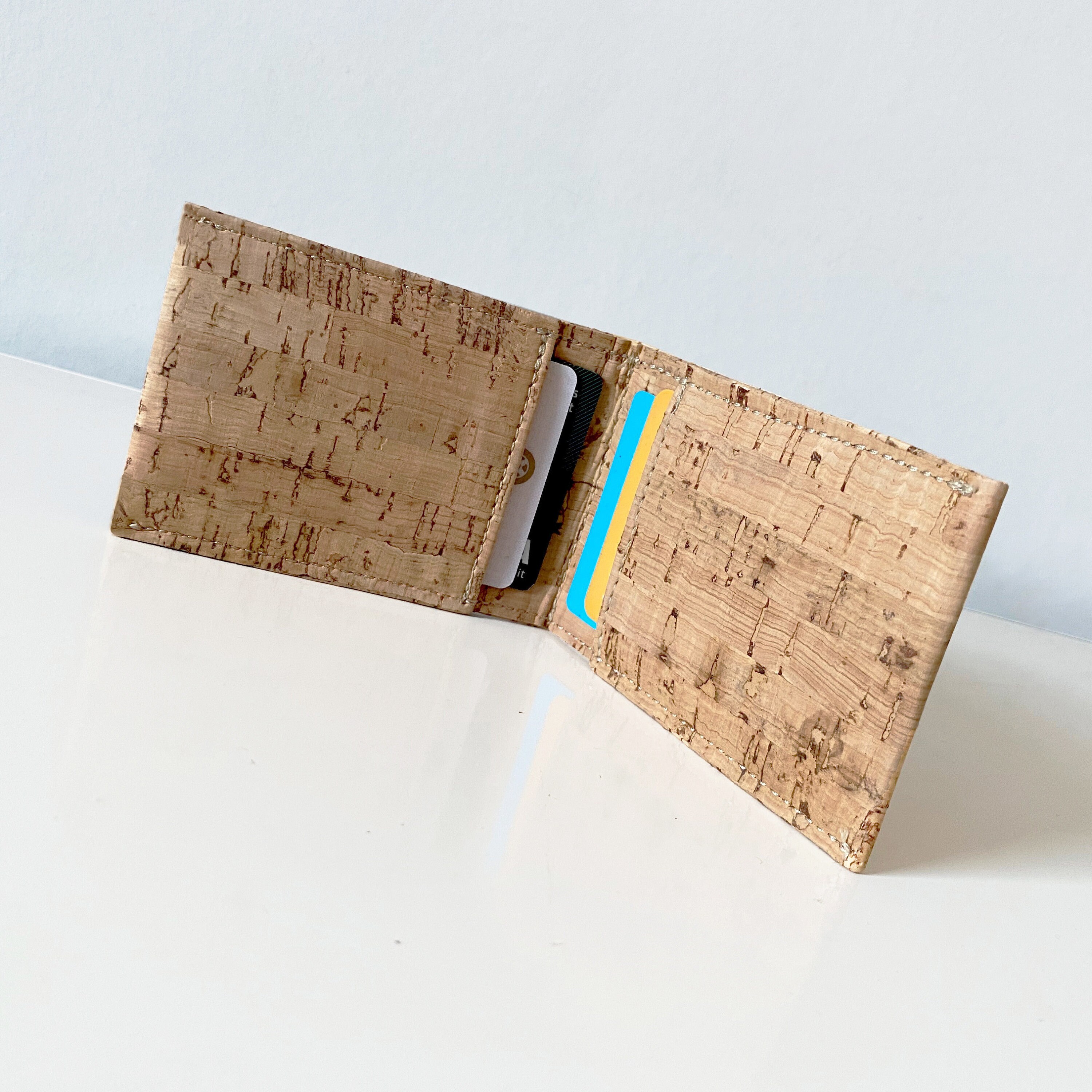 Natural Cork Card Holder Vegan Eco Sustainable - Etsy UK