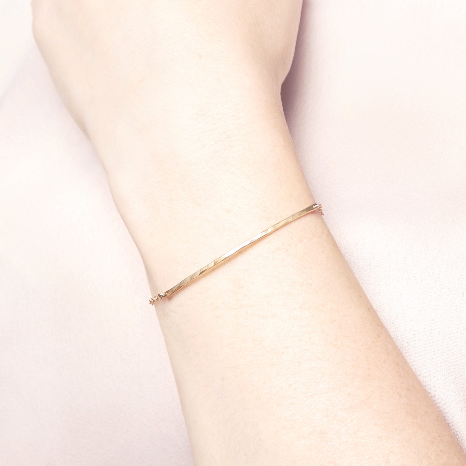 Minimal Bar Bracelet Everyday Gold Bracelet Gold - Etsy