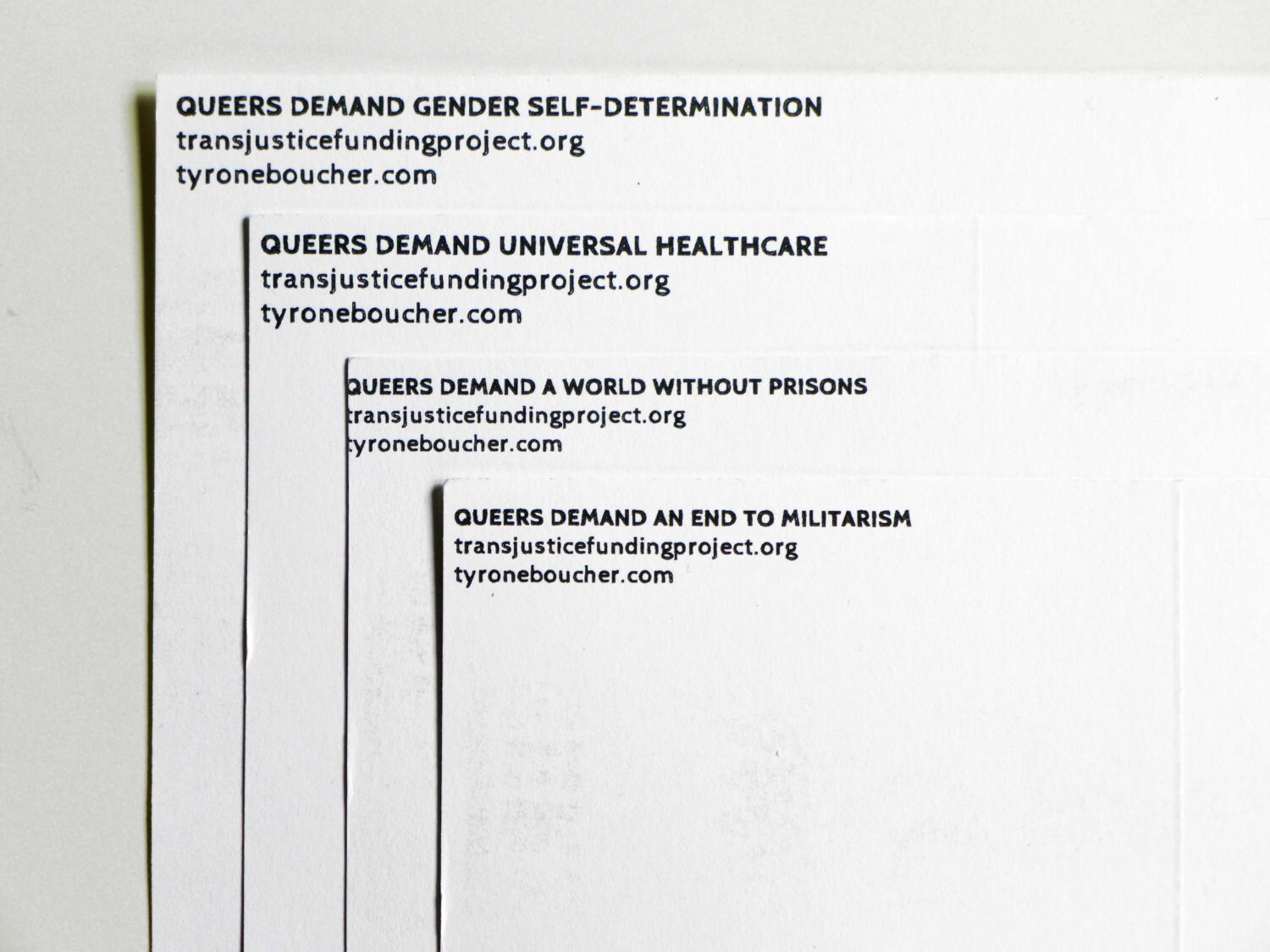 4 Print Set: Queer Demands - Etsy