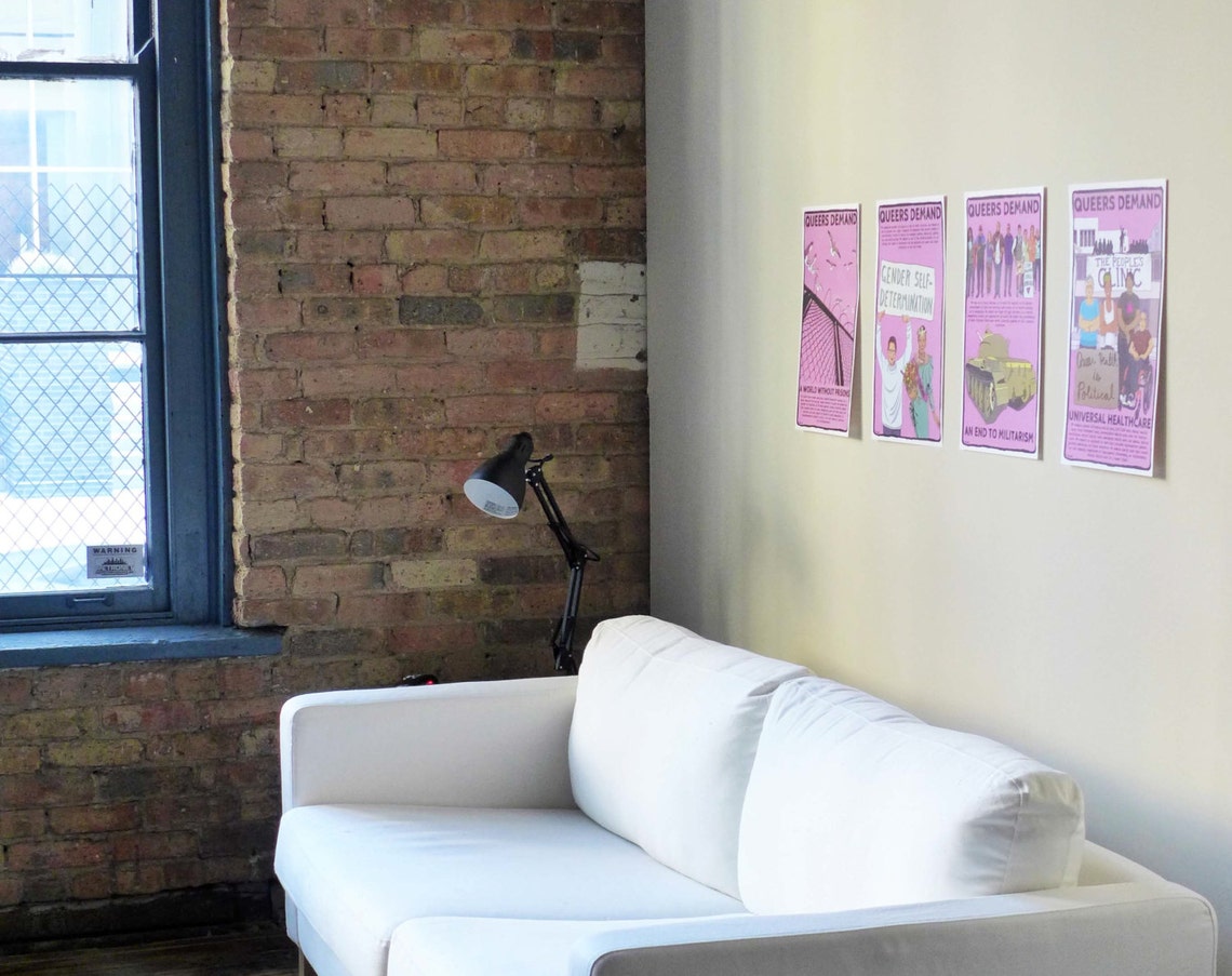 4 Poster Set: Queer Demands - Etsy