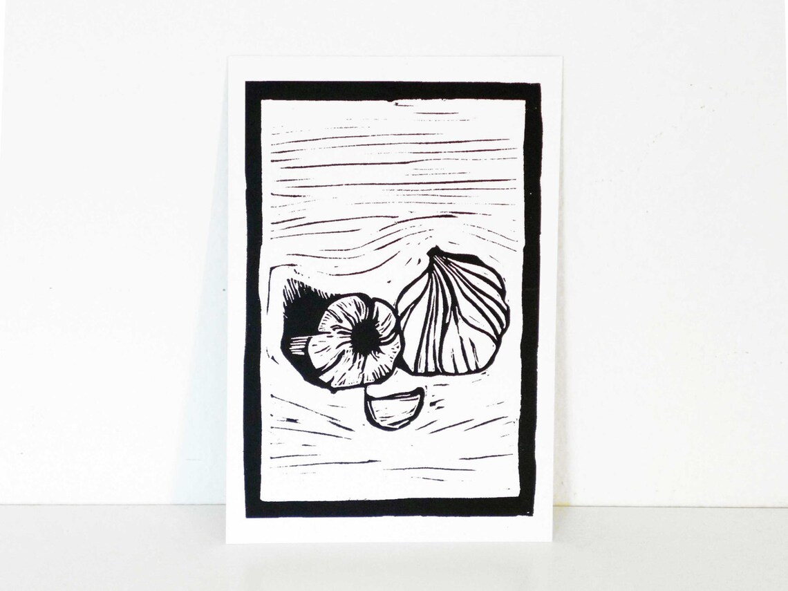 Small Linocut Set - Etsy