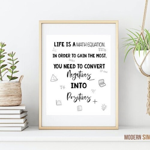 Classroom Poster Math Teacher POSTER DIGITAL DOWNLOAD - Etsy