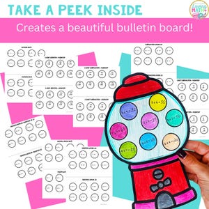 Math Craft for Addition, Subtraction, Multiplication, and Division - Etsy