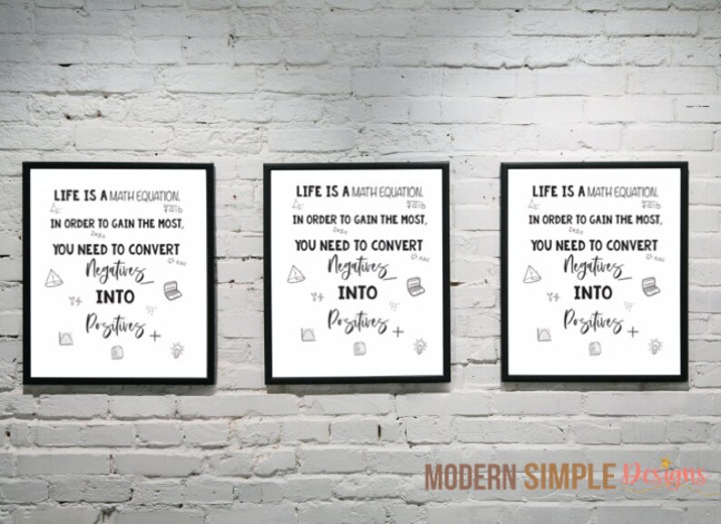 Classroom Poster Math POSTER DIGITAL DOWNLOAD - Etsy