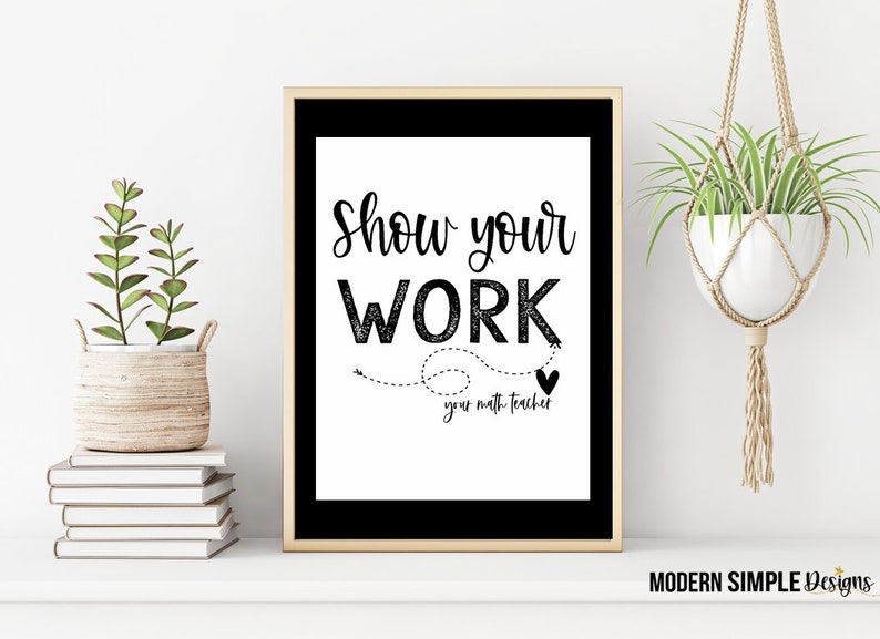 Classroom Poster Math Teacher POSTER DIGITAL DOWNLOAD - Etsy