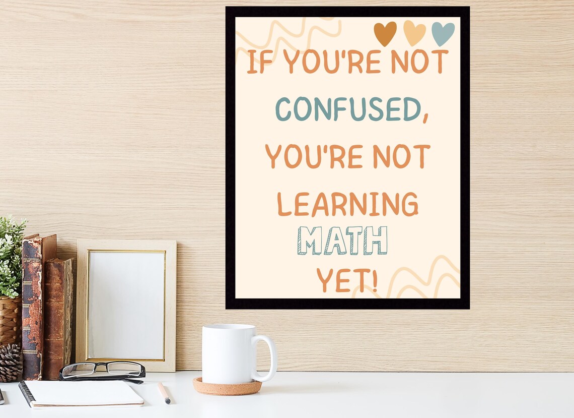 Boho Math Classroom Posters – Set of 6 (digital Download) - Etsy Canada