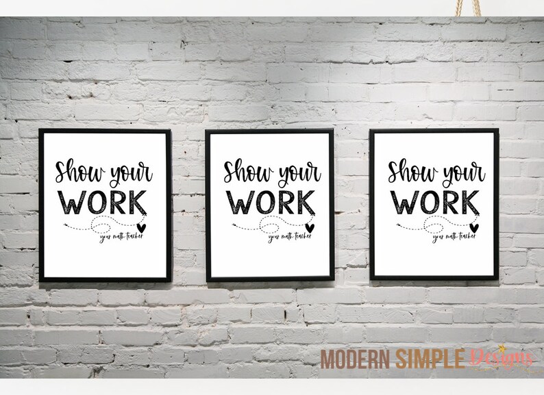 Classroom Poster Math Teacher POSTER DIGITAL DOWNLOAD - Etsy