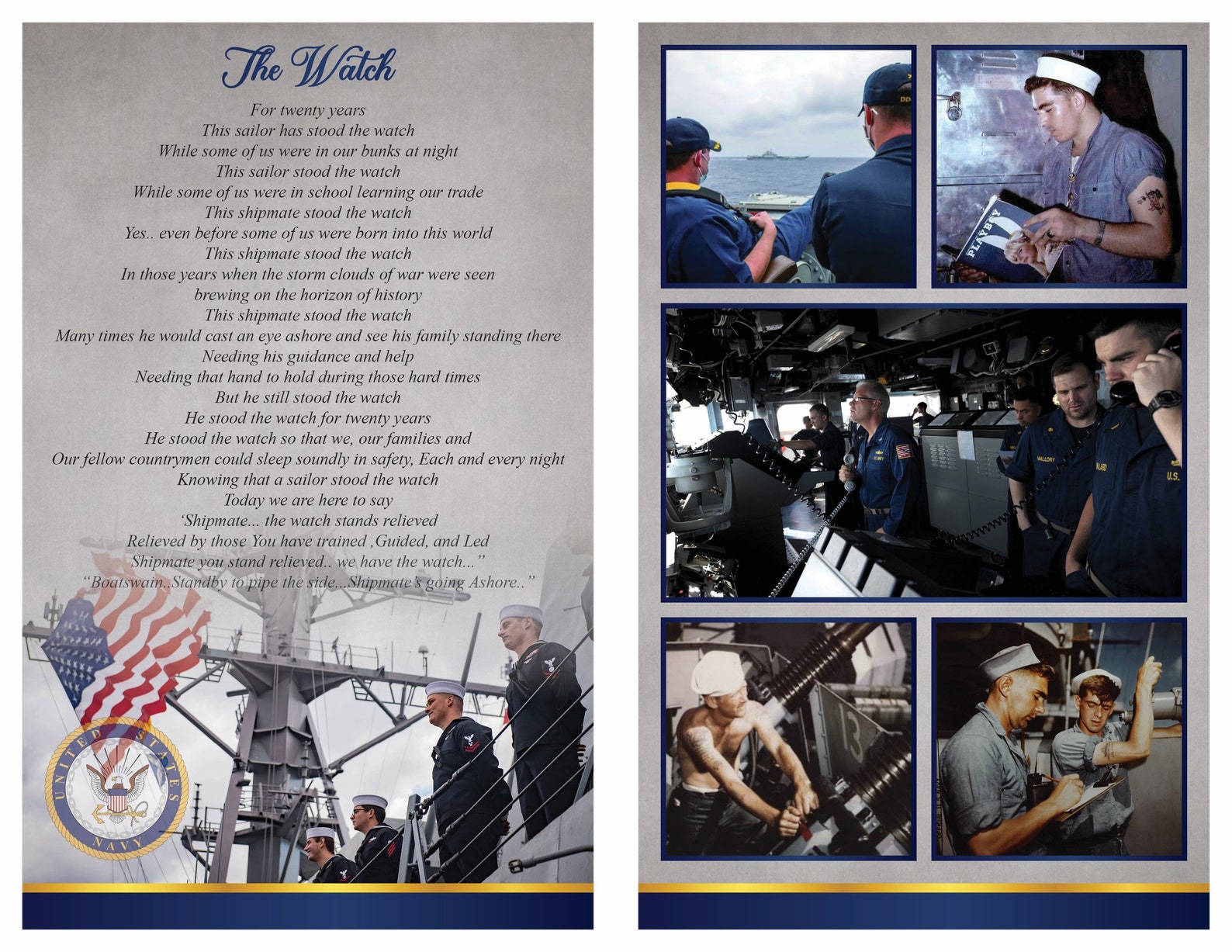 ALL BRANCHES Custom Military Retirement Program - Etsy