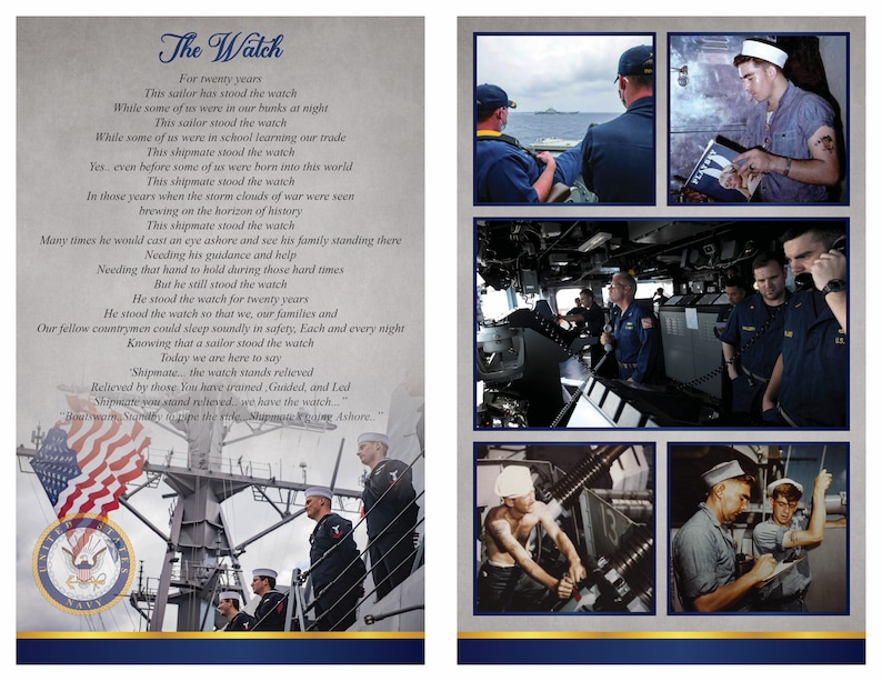 ALL BRANCHES Custom Military Retirement Program - Etsy