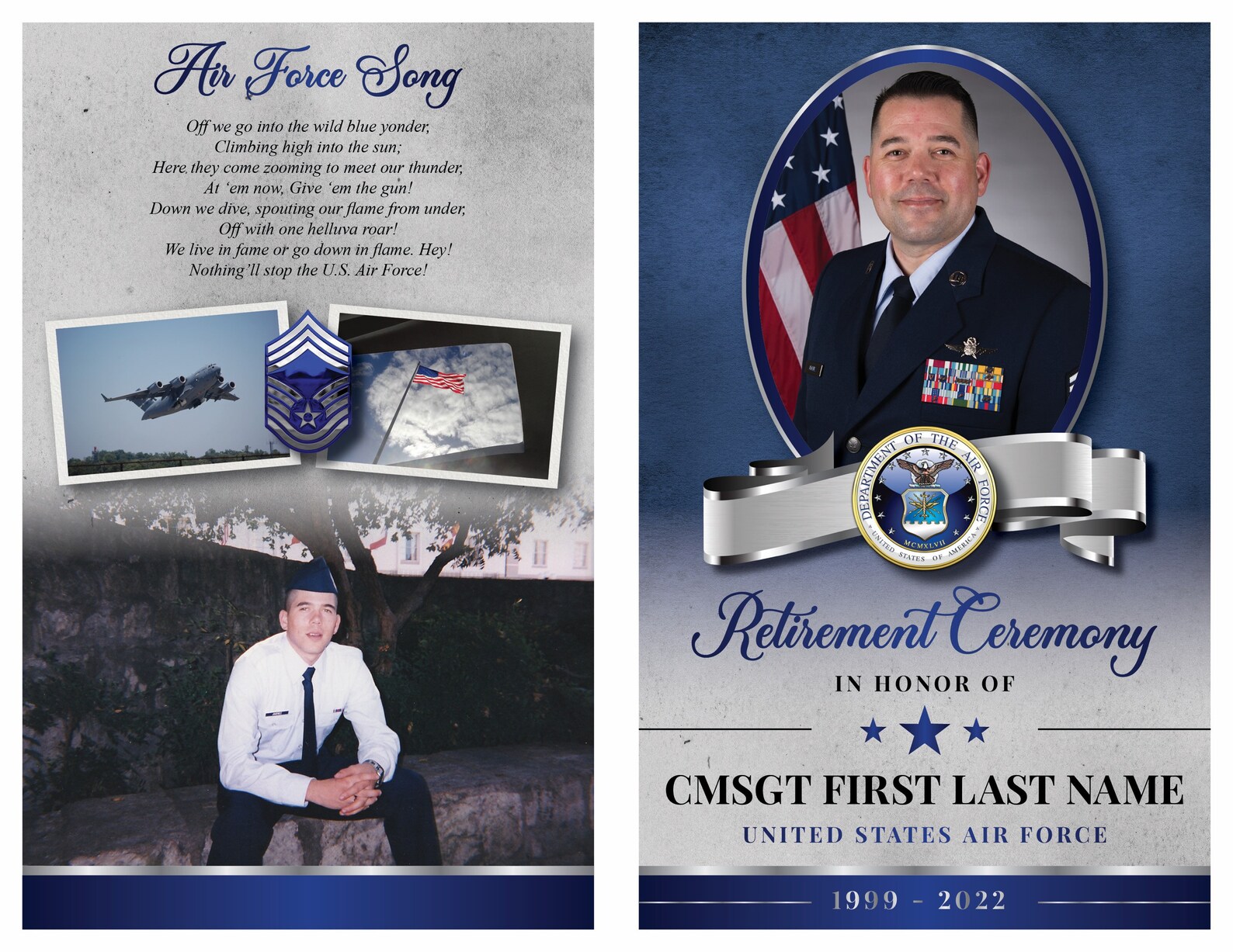 ALL BRANCHES - Custom Military Retirement Program - Etsy