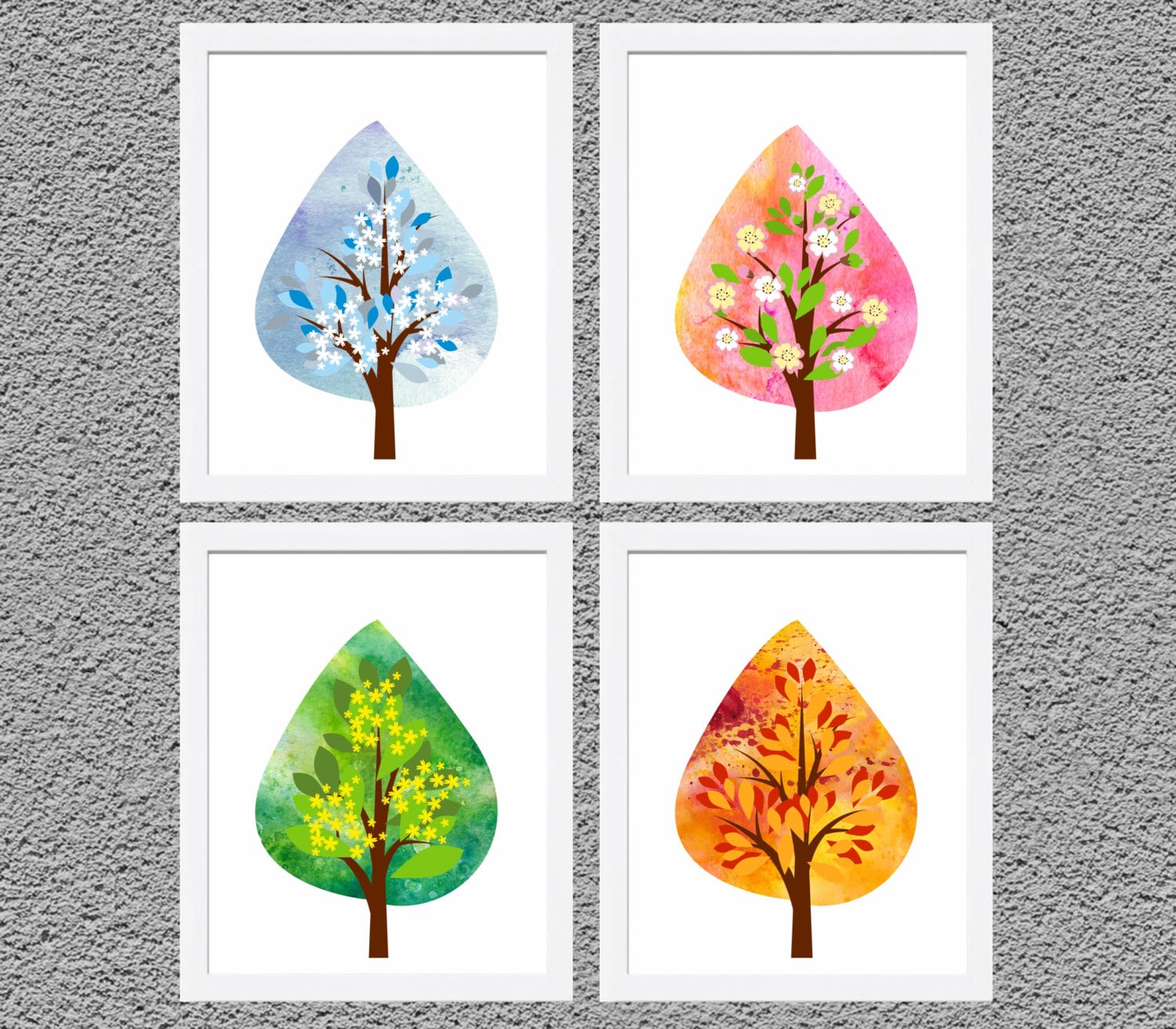 Four Seasons Art For Kids