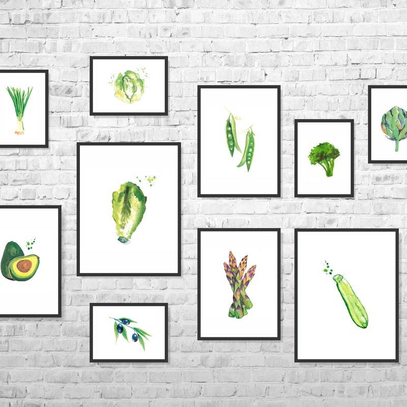 Vegetable Art - Etsy