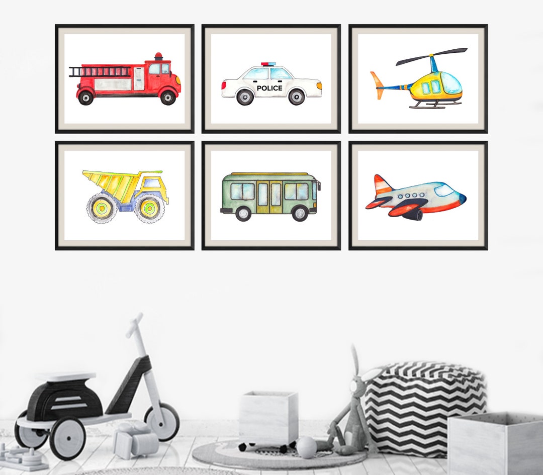 Transportation Wall Art, Transportation Decor, Boy Nursery Art ...