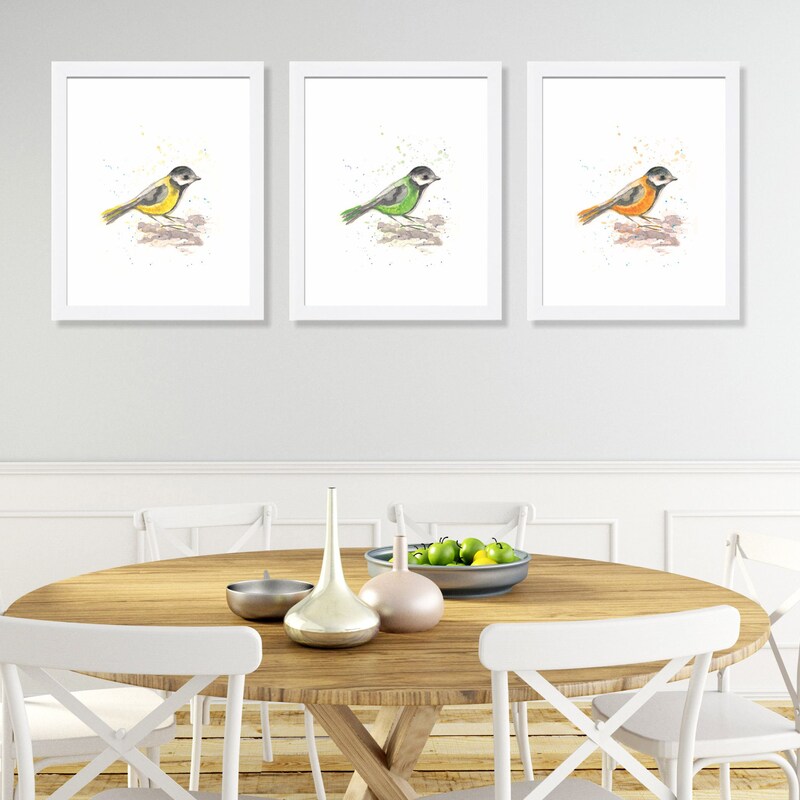 Bird Painting Set - Etsy